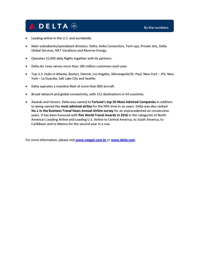 Fact Sheet: GOL and Delta 4 | Delta News Hub